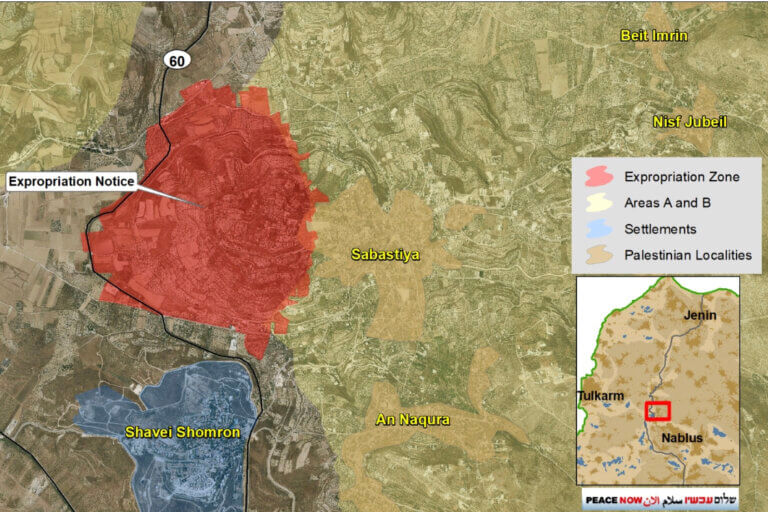 Israel Civil Administration Plans to Seize 1,800 Dunams in Sebastia ...