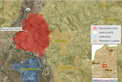 Israel Civil Administration Plans to Seize 1,800 Dunams in Sebastia ...